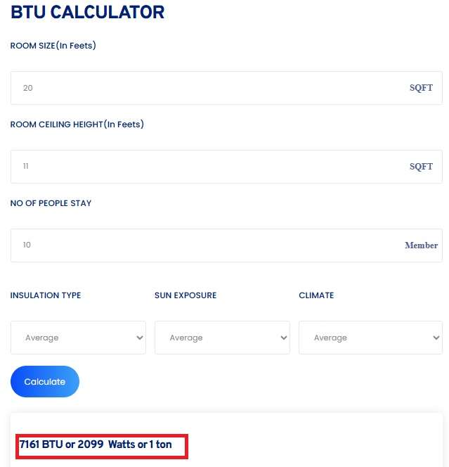 BTU Calculator - Convert Watts to BTU/hr Accurately