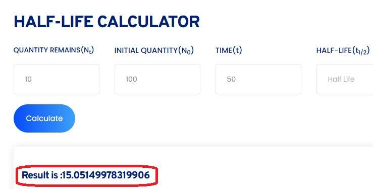 Half-Life Calculator – Quickly Estimate Radioactive & Drug Decay