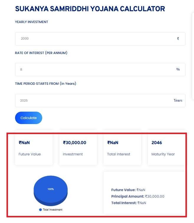 Free SSY Calculator: Estimate Sukanya Samriddhi Yojana Maturity Value
