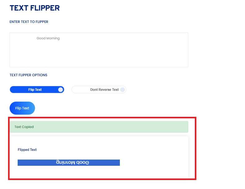 Reverse Text Generator: Flip, Mirror & Backward Text Instantly